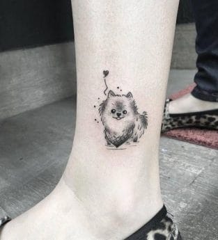 The 14 Tiniest Pomeranian Tattoos - PetPress