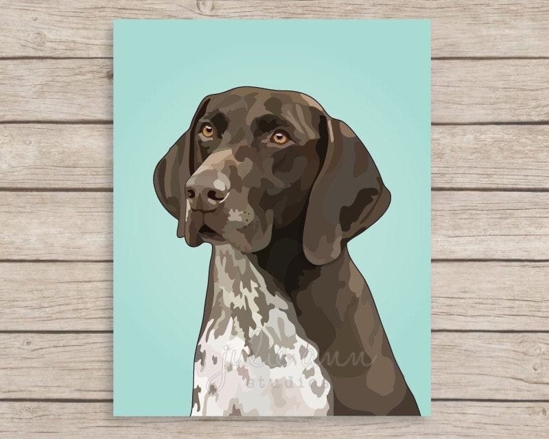 The 15 Nicest German Shorthaired Pointer Paintings - PetPress
