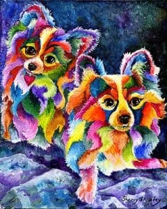 The 14 Most Colorful Papillon Paintings - PetPress