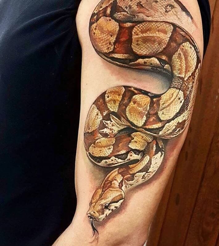 33 Coolest Python Tattoo Designs - PetPress
