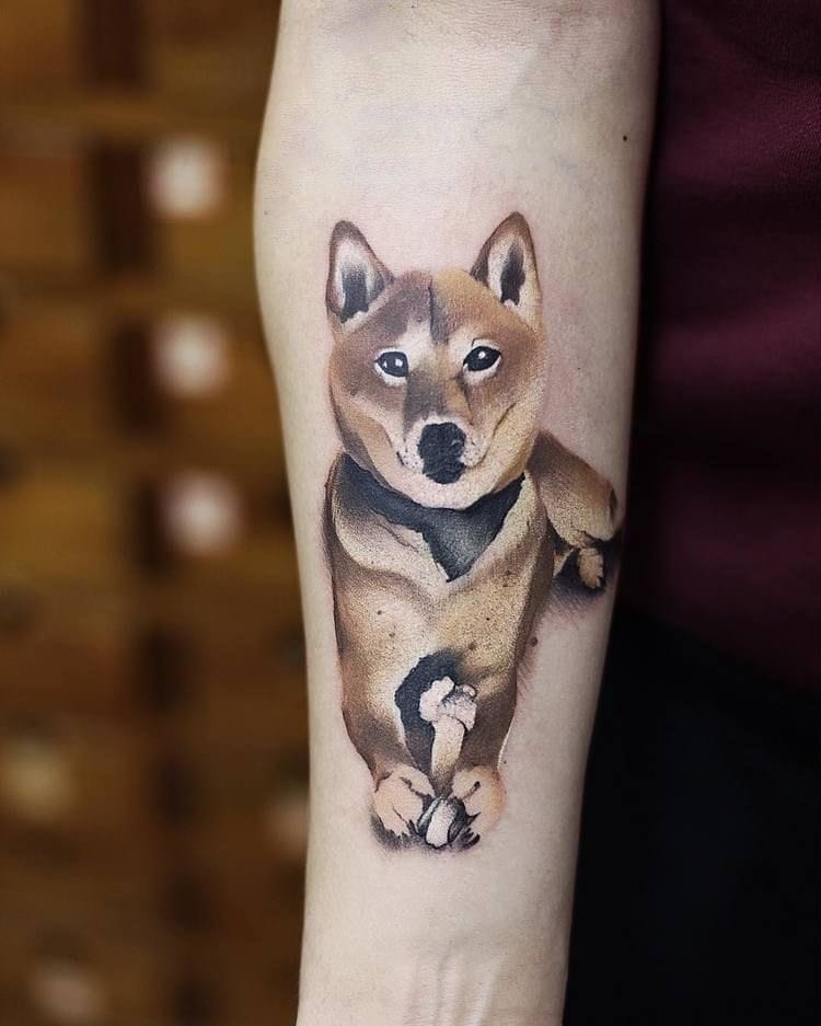 The 14 Coolest Akita Inu Tattoo Designs In The World - PetPress