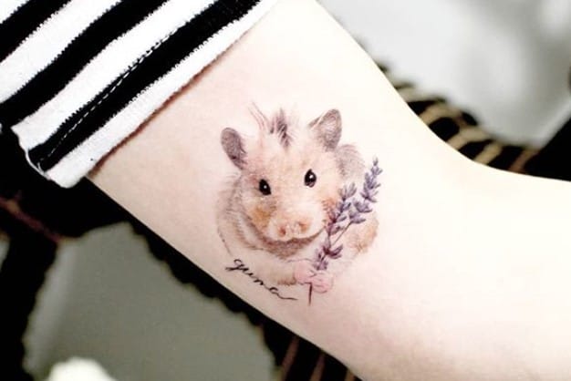 60 Best Hamster, Guinea Pig, and Gerbil Tattoo Designs - PetPress