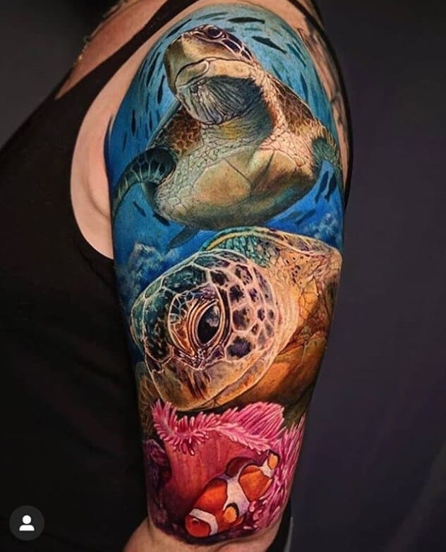Top 60 Best Turtle Tattoo Designs - PetPress