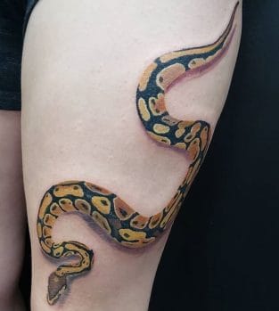 33 Coolest Python Tattoo Designs - PetPress