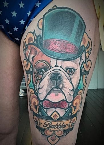 14 Beautiful English Bulldog Tattoo Ideas - PetPress