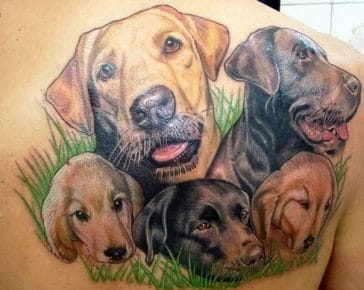 The 14 Most Realistic Labrador Retriever Tattoos Ever - PetPress