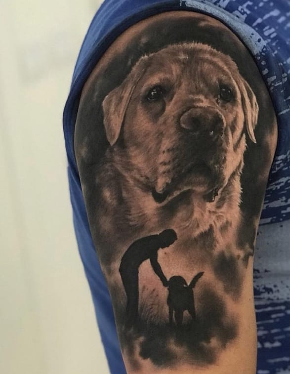 The 14 Most Realistic Labrador Retriever Tattoos Ever - PetPress