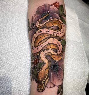 33 Coolest Python Tattoo Designs - PetPress