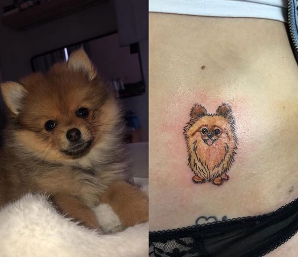 14 Amazing Pomeranian Tattoo Ideas For Every Taste - PetPress