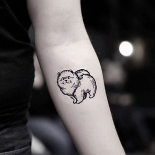 14 Of The Best Pomeranian Tattoo Ideas Ever - PetPress