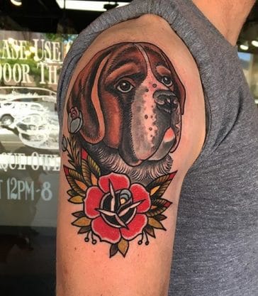 The 14 Coolest Saint Bernard Tattoo Ideas For Owners and Breed Lovers - PetPress