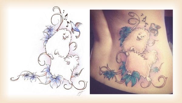 14 Samoyed Tattoos to Celebrate Your Four-Legged Best Friend - PetPress
