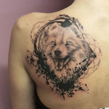 15 Tattoo Design Ideas For Samoyed Lovers - Page 3 of 3 - PetPress