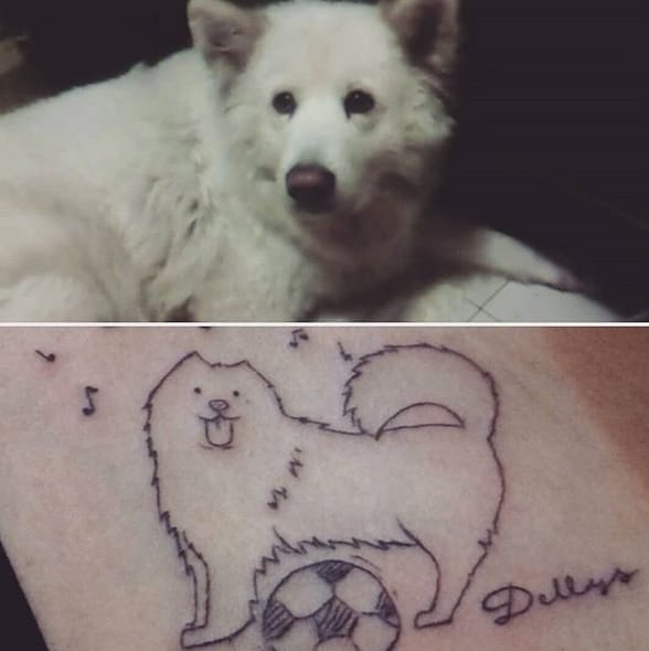15 Best Samoyed Tattoos For True Breed Lovers - PetPress
