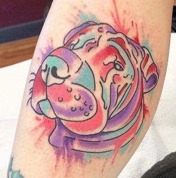 15 Absolutely Stunning Tattoo Designs For True Shar-Pei Lovers - PetPress