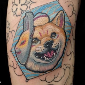 14 Awesome Dog Tattoo Ideas For True Shiba Inu Lovers - PetPress
