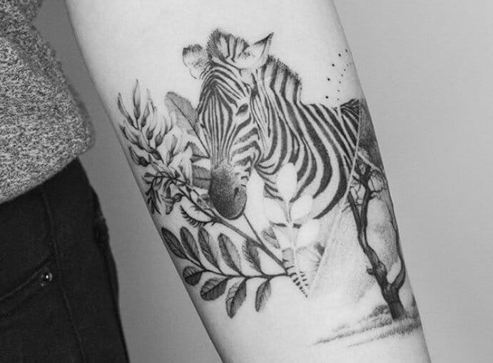 Top 50 Best Zebra Tattoo Designs - PetPress