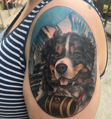 14 Amazing Tattoo Ideas For Bernese Mountain Dog Lovers - Page 2 of 3 ...