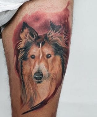 The 14 Most Realistic Dog Tattoos For Collie Owners - Page 2 of 3 ...