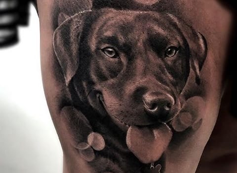 14 Gorgeous Dog Tattoo Ideas For True Labrador Retriever Lovers - PetPress