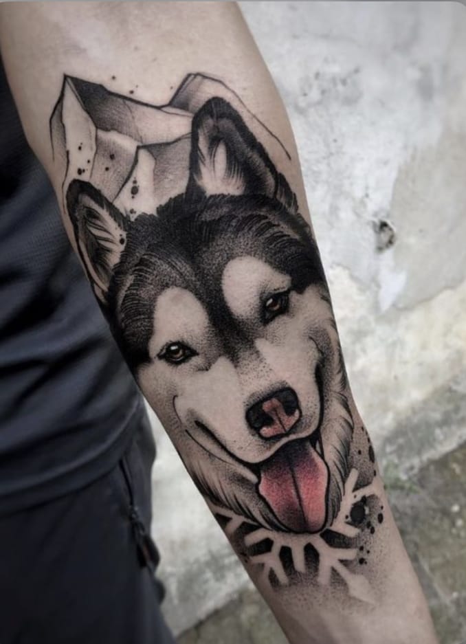 15 Best Husky Tattoo Ideas - Page 2 of 3 - PetPress