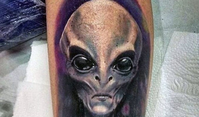 19 of the Best Alien Head Tattoos Ever - PetPress