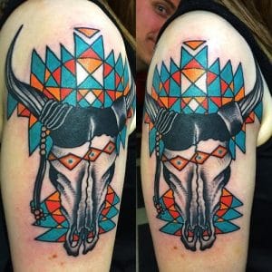 17 Buffalo Skull Tattoo Designs for Men & Women - PetPress