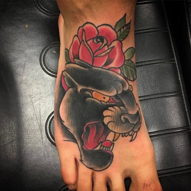 28 of the Best Panther Head Tattoos Ever - PetPress