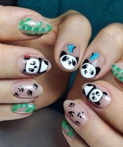 15 Awesome Panda Nail Arts for True Panda Lovers - PetPress