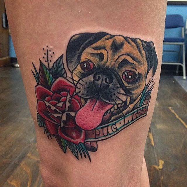 38 Of The Best Pug Tattoo Ideas Ever - Page 2 of 6 - PetPress