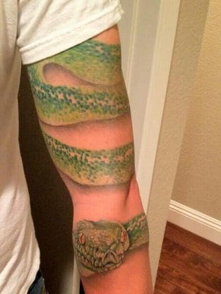 16 Best Python Tattoo Design Ideas - PetPress
