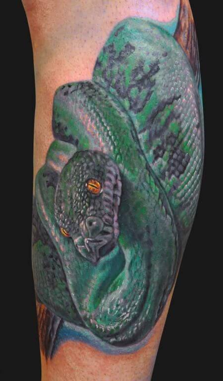 16 Best Python Tattoo Design Ideas - PetPress