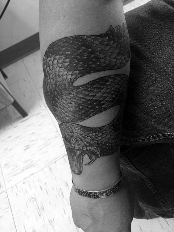 22 Snake Tattoo Ideas - Forearm Tattoos Designs - PetPress