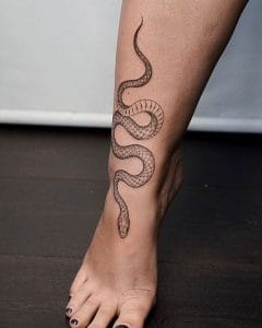 25 Snake Tattoos For Foot And Meanings - PetPress