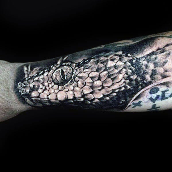 16 Snake Skin Tattoo Designs & Ideas - PetPress