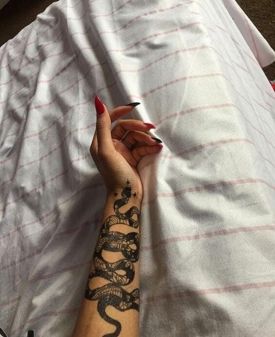 17 Snakes Wrapped Around Arm Tattoo Designs & Ideas - Page 3 of 3 ...