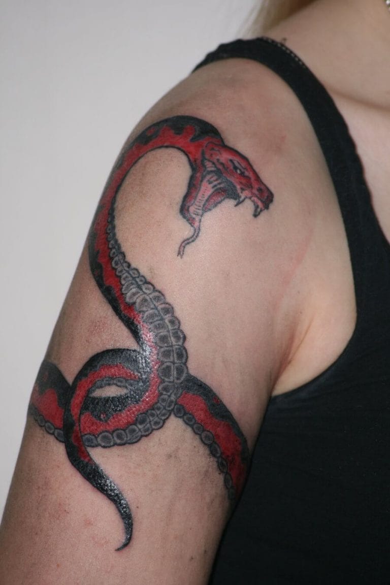 40+ Best Snake Arm Tattoo Design Ideas - PetPress