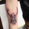 23 Best Stag Head Tattoo Designs and Ideas - PetPress