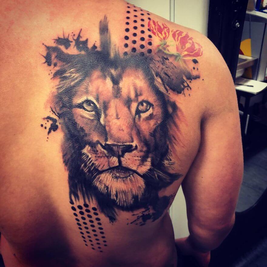 The 12+ King Of The Jungle Tattoo Designs - Lion Best Tattoo Ideas