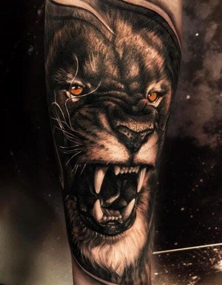 14 Angry Lion Tattoo Designs Ideas Petpress