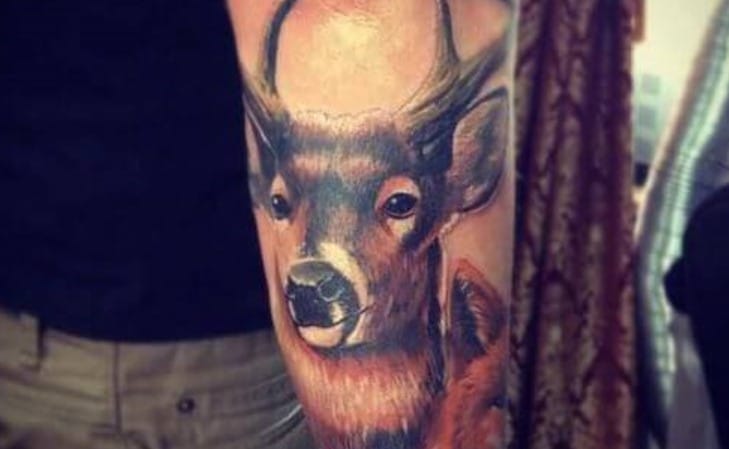 12+ Amazing Buck Head Tattoo Designs - PetPress