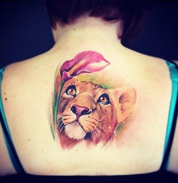 12+ Best Colorful Lion Tattoo Designs - PetPress