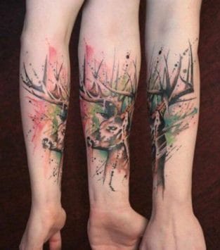 Top 15+ Cool Deer Tattoo Designs - PetPress