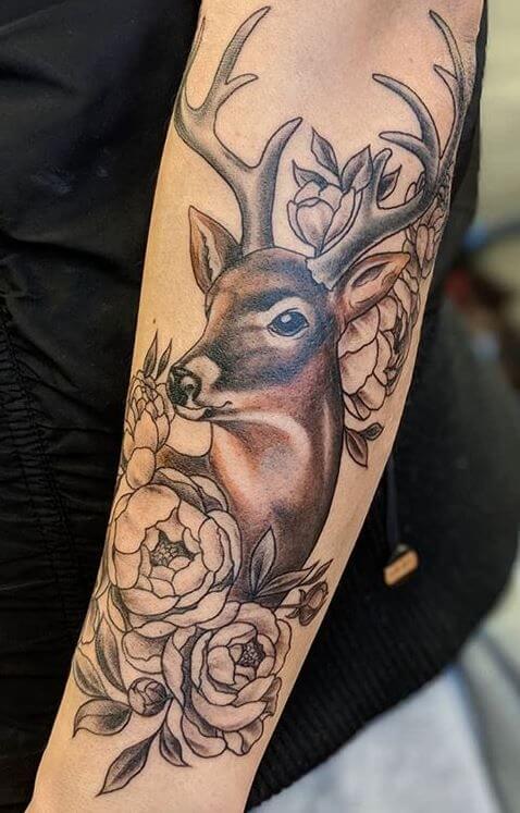 Top 15+ Cool Deer Tattoo Designs - PetPress