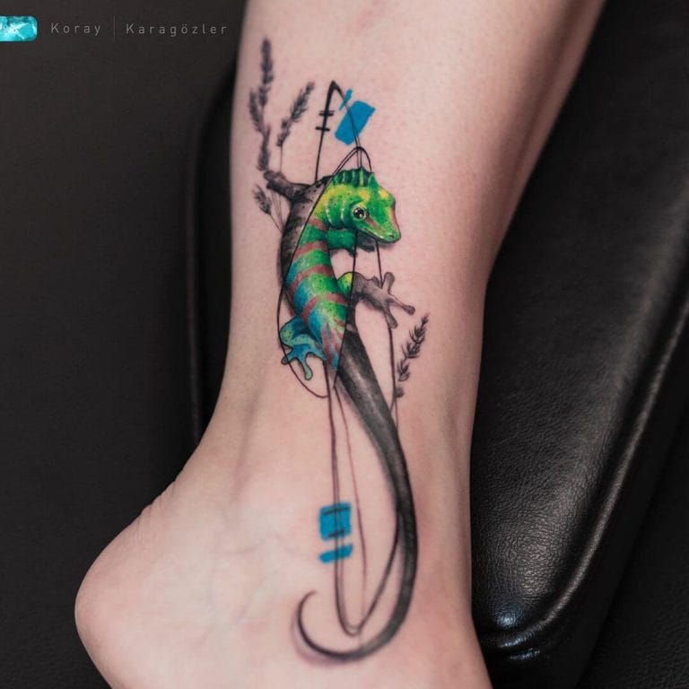 20+ Cute Lizard Tattoo Designs and Ideas - PetPress