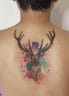 Top 15+ Deer Tattoo Ideas - Back Tattoo Designs - PetPress