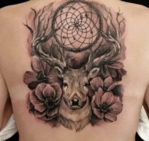 Top 15+ Deer Tattoo Ideas - Back Tattoo Designs - PetPress
