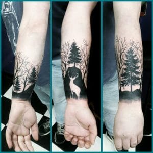 Top 15+ Deer & Tree Tattoo Designs - PetPress