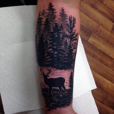 Top 15+ Deer & Tree Tattoo Designs - PetPress