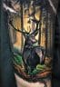 Top 15+ Deer & Tree Tattoo Designs - PetPress